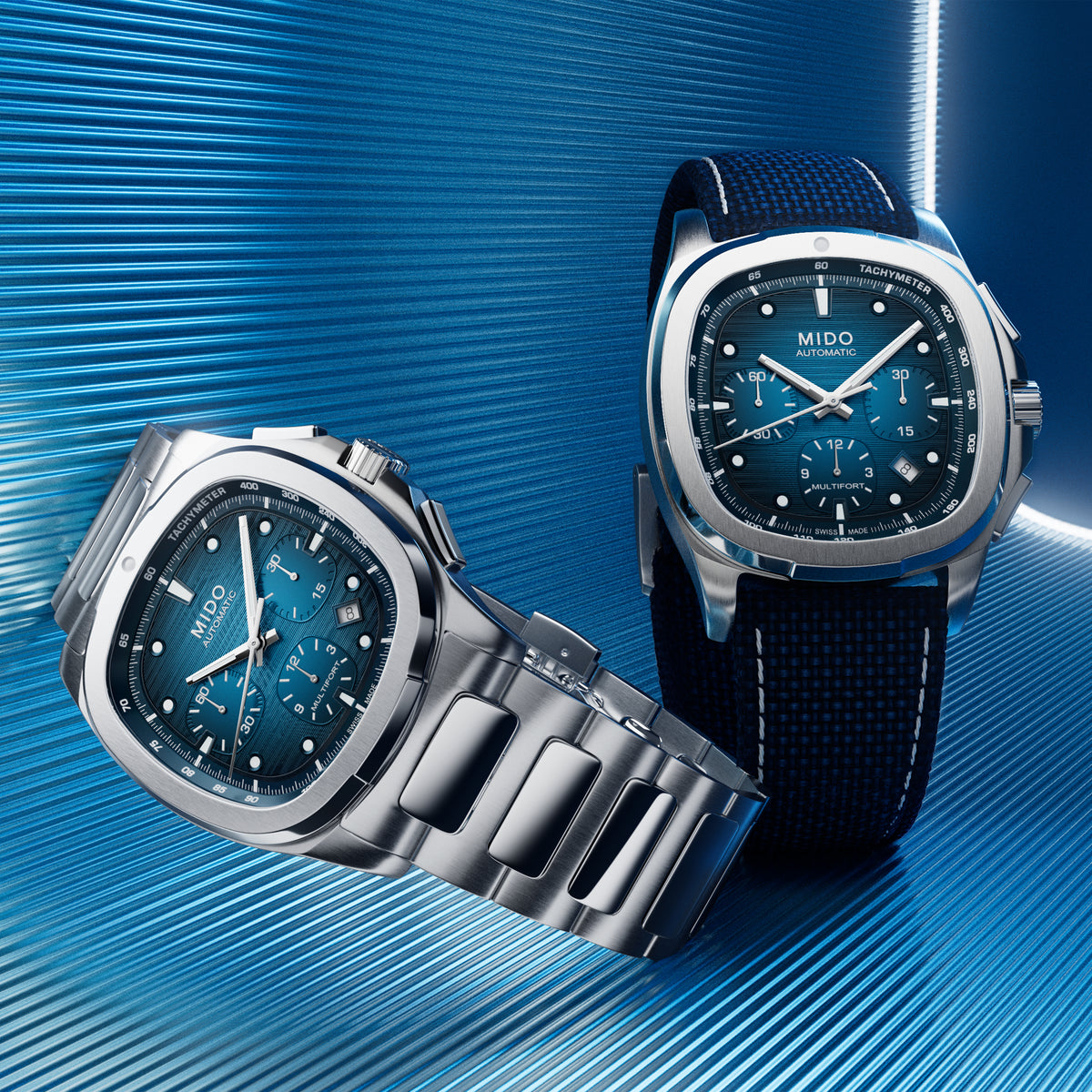 MIDO Multifort TV Chronograph Automatic (Blue Dial / 42mm) – Hemsleys ...