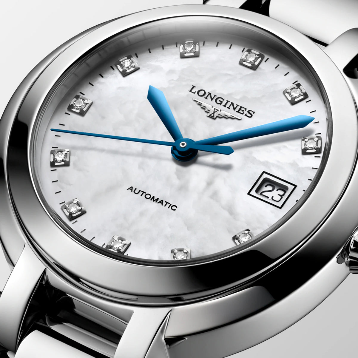 Longines Primaluna Automatic (White Dial / 30mm) – Hemsleys Jewellers