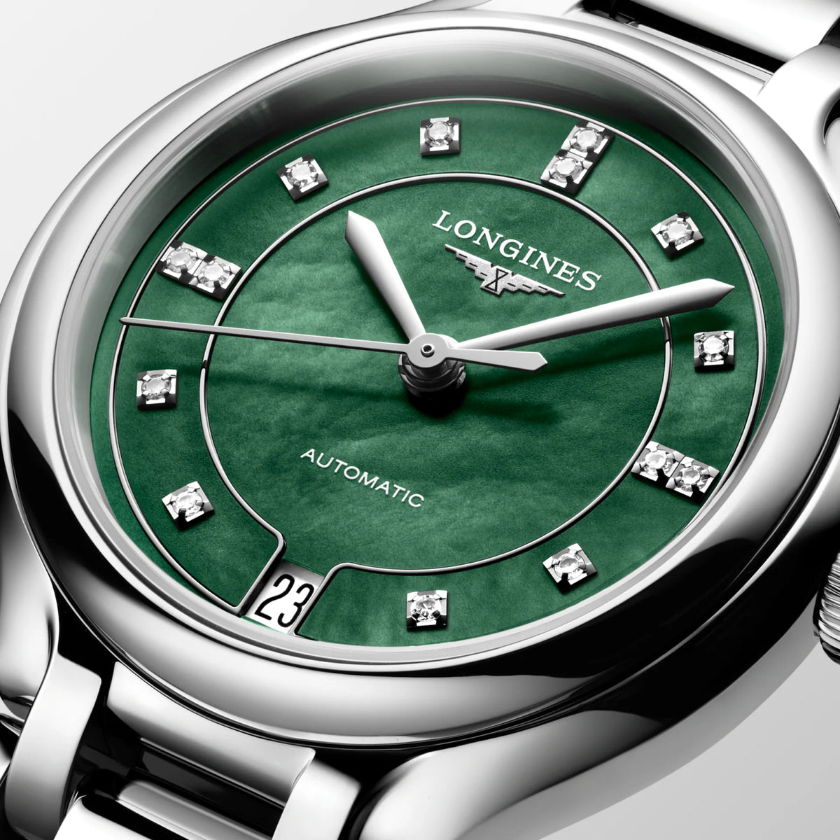Longines Primaluna Automatic (Green Dial / 34mm) – Hemsleys Jewellers
